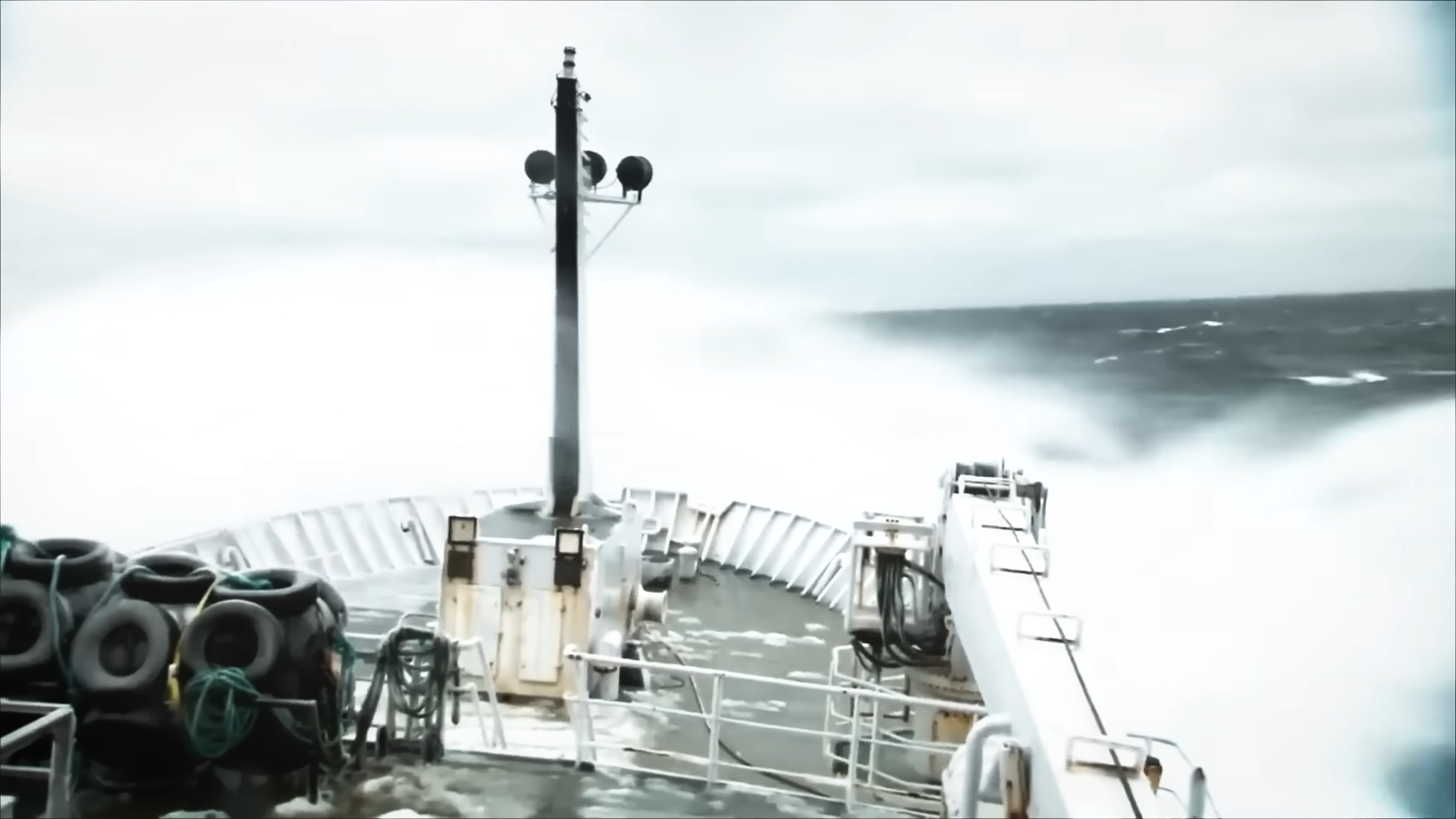 Watch a trawler lose power then reverse itself under the sea