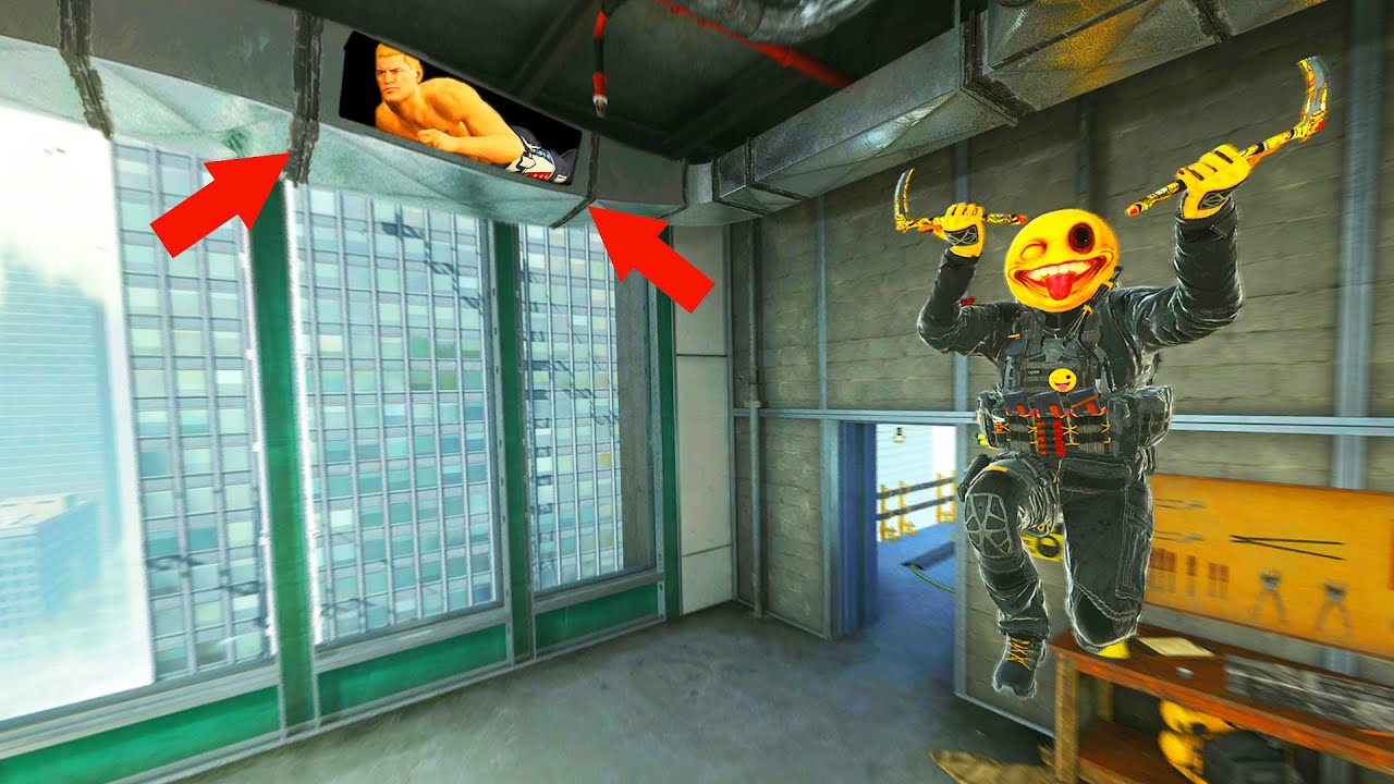 I found a glitching player crawling around in the vents?