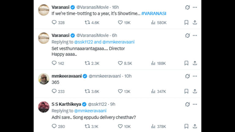 Varanasi: SS Rajamouli team kicks off one-year countdown with fun ...