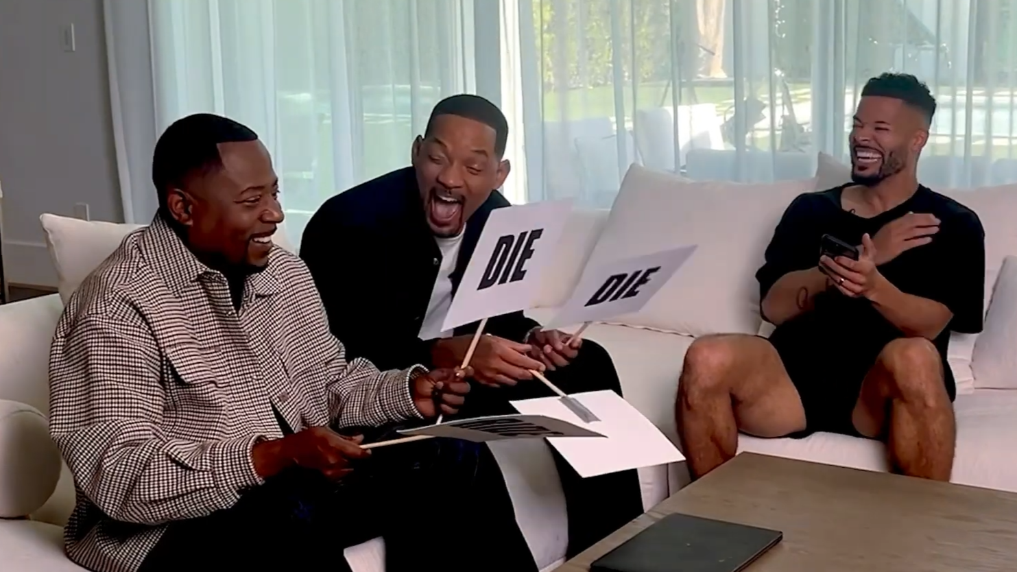 Will Smith and Martin Lawrence judge dad jokes