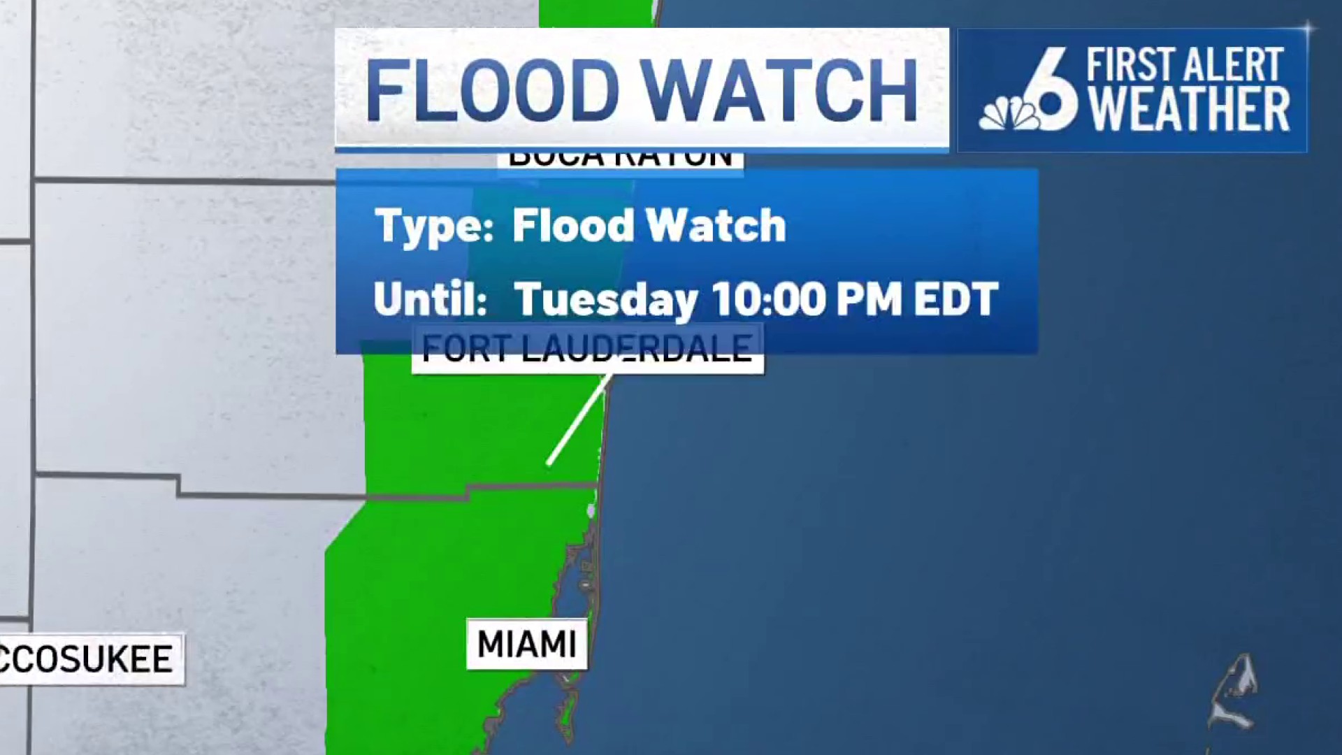 Flood watch in effect for Miami-Dade, Broward as rainy weather returns