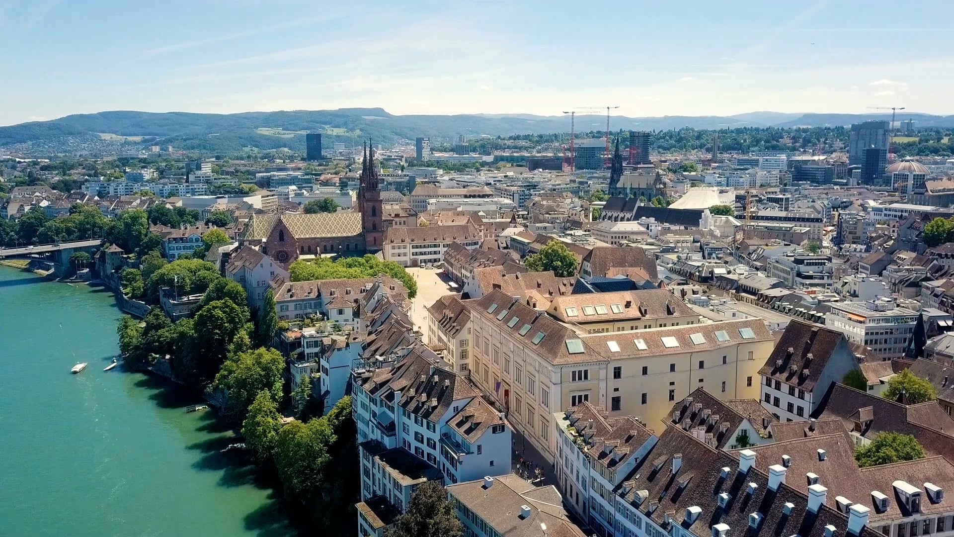 Basel from above: A drone's eye view of Swiss heritage - Worldwide