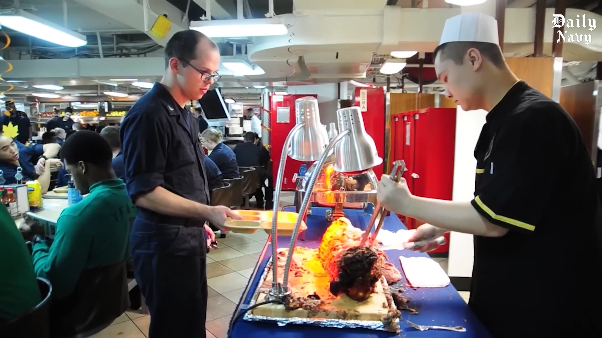 How the US Navy feeds 5,000 sailors during non-stop combat in the Red Sea