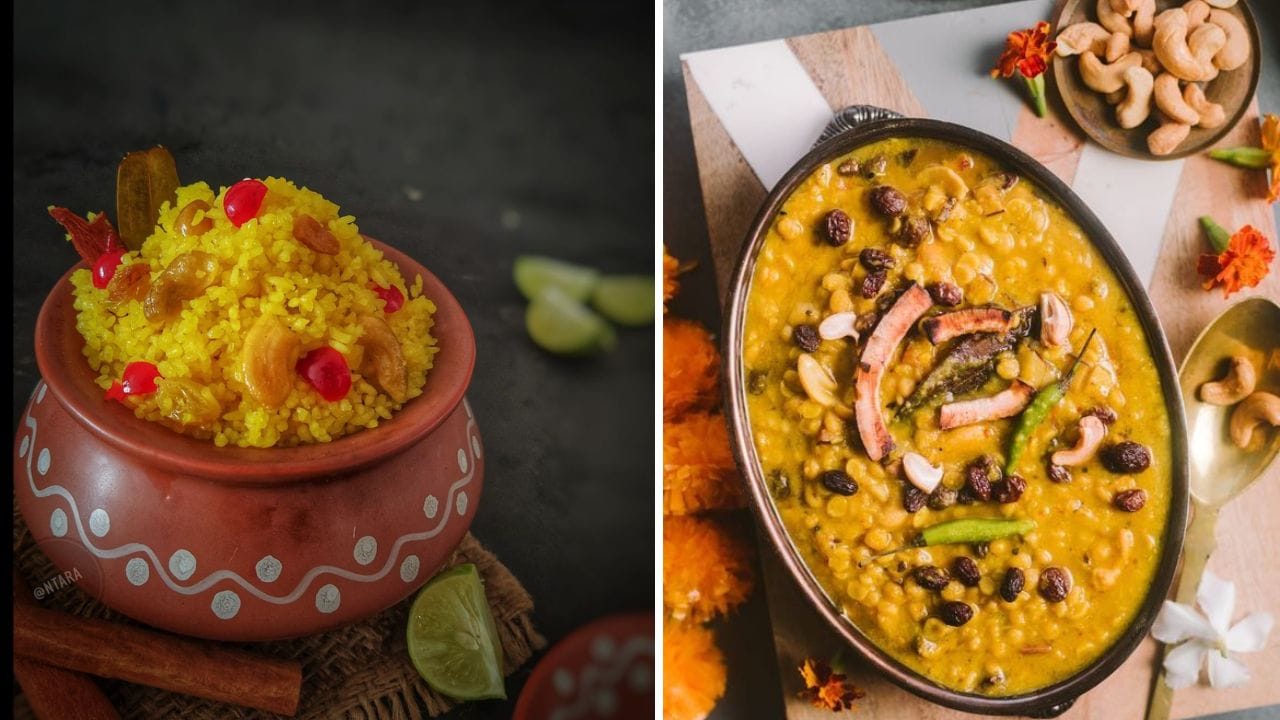 Poila Boisakh 2026: Ghee-roasted basanti pulao with coconut-rich cholar ...
