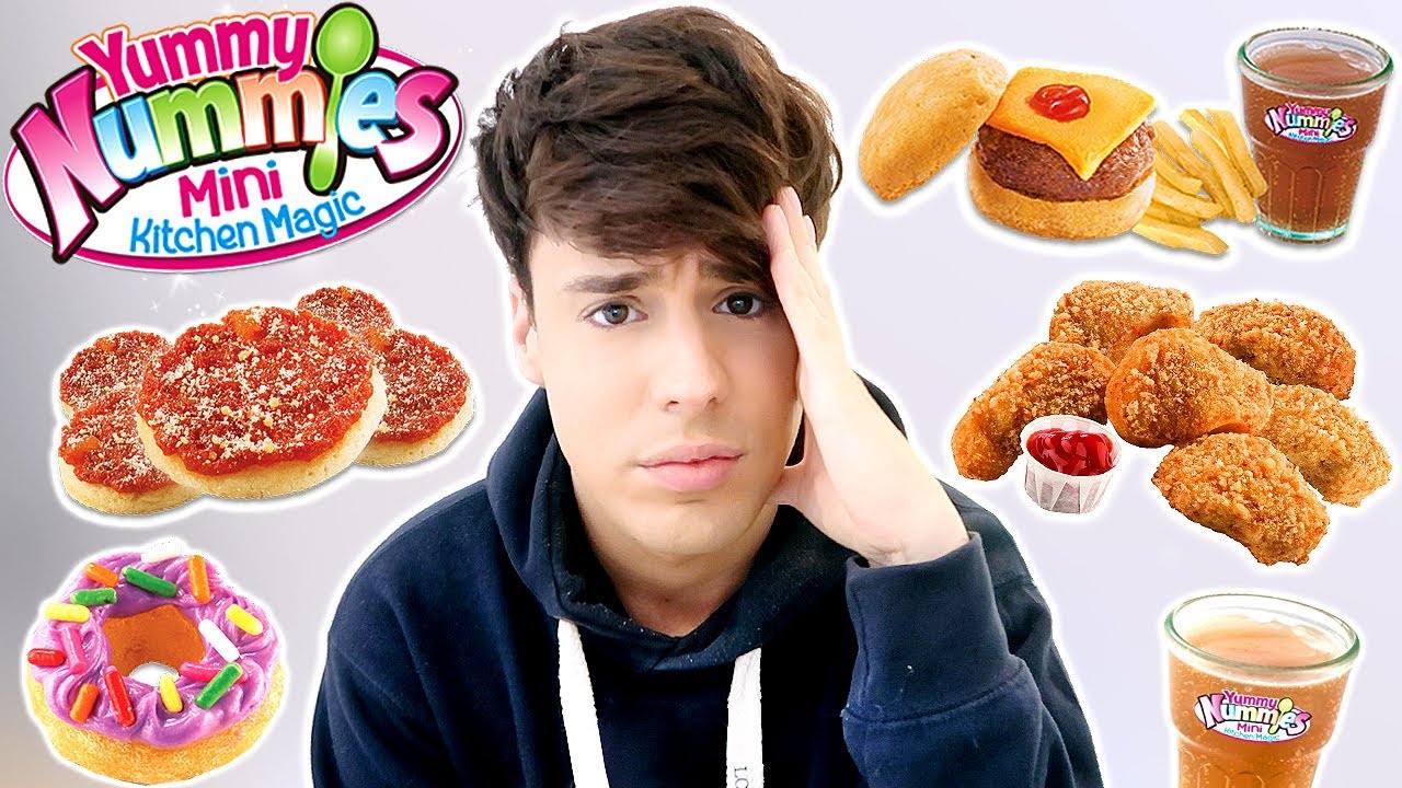 Eating miniature sized Yummy Nummies toy foods for 24 hours straight