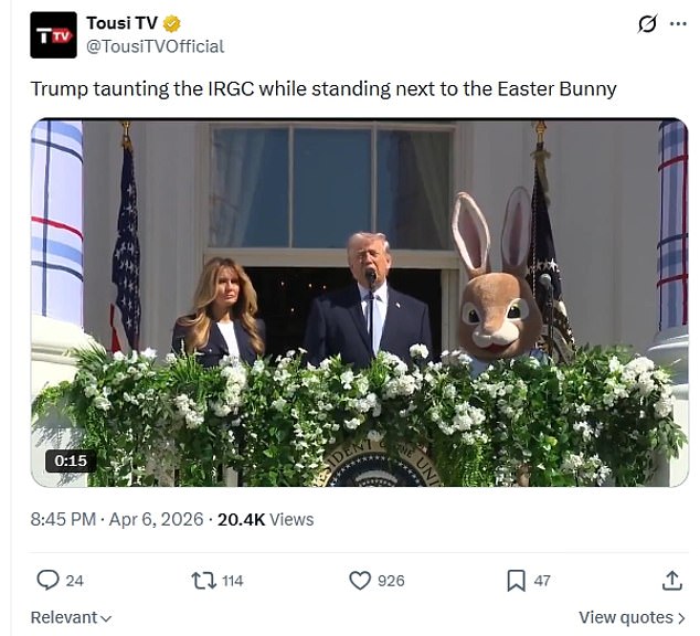 Internet reacts to Trump threatening to bomb Iran while standing beside ...