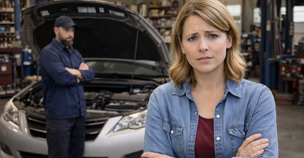 I bought a used car with maintenance records that looked real, but it ...