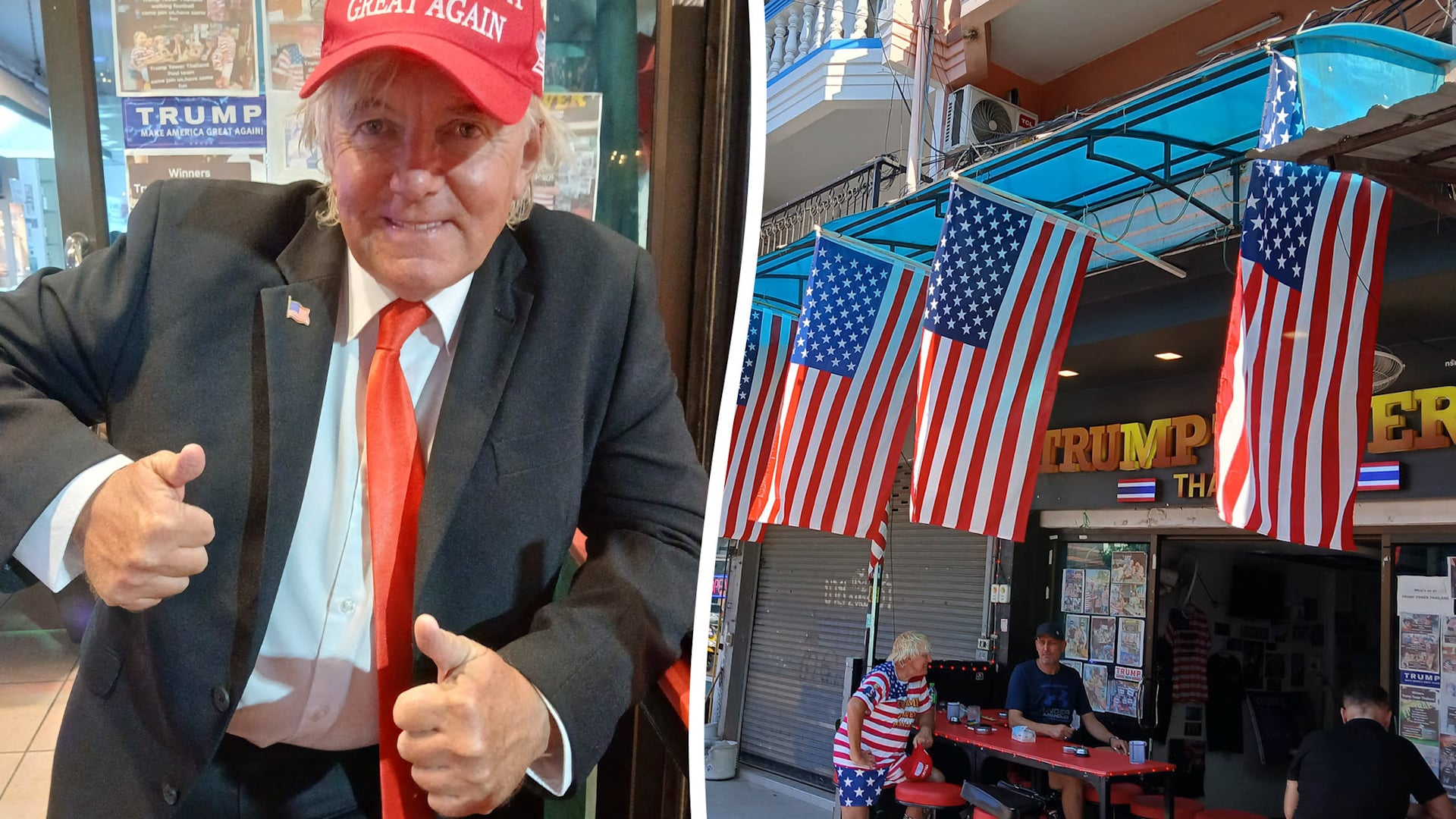 Brit Donald Trump impersonator says he gets "spat at" for views