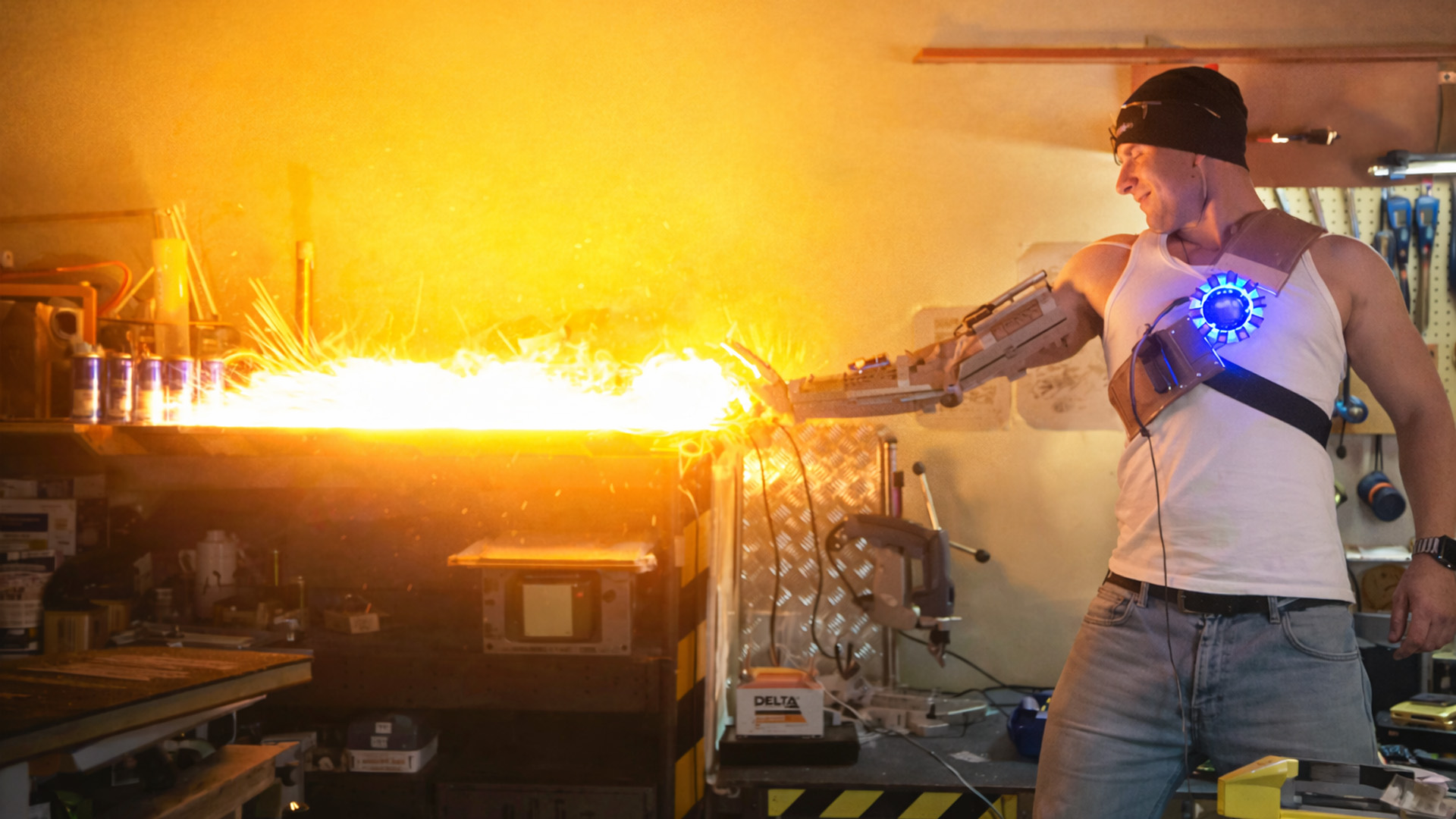 DIY Iron Man suit weapon mechanics