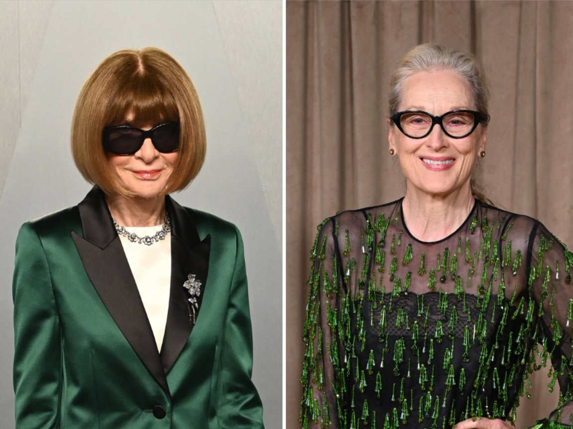 Meryl Streep and Anna Wintour pose for legendary Vogue cover
