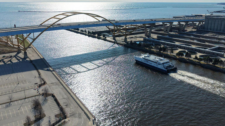 Milwaukee's Lake Express ferry moves to terminal home for travel season