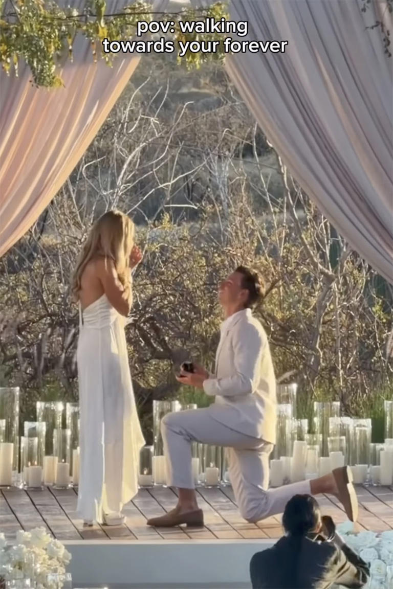 Gracie Hunt shares emotional video of proposal after engagement to son ...