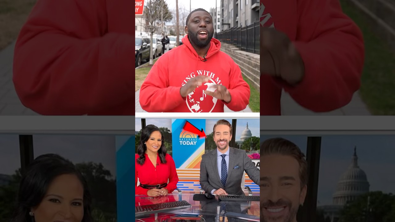 I challenged an NBC reporter to a sing-off! 🎤