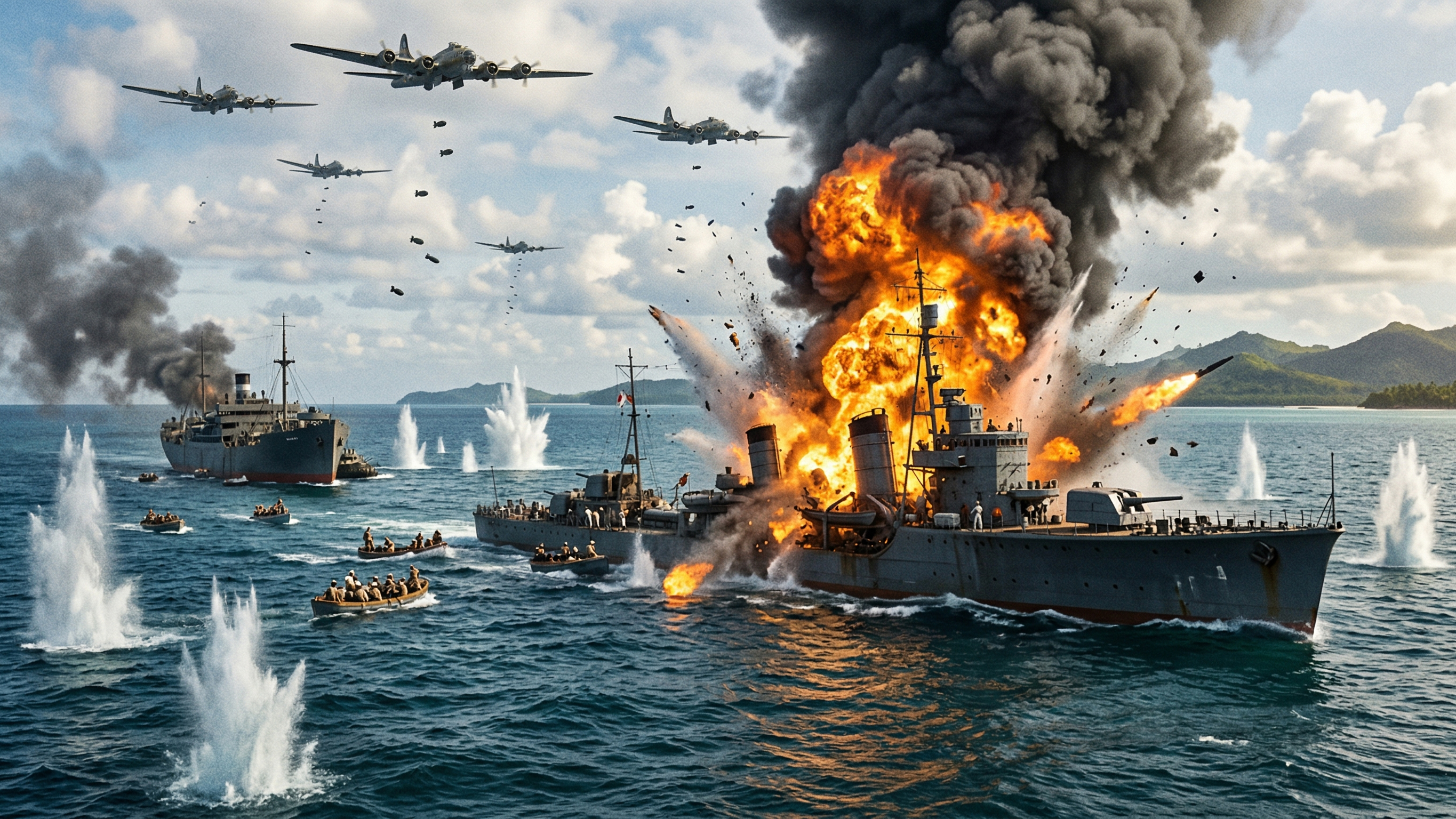 The destroyer rammed by Japan that kept fighting after its captain died