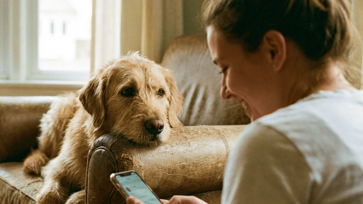 This is what your dog thinks every time you use your cell phone