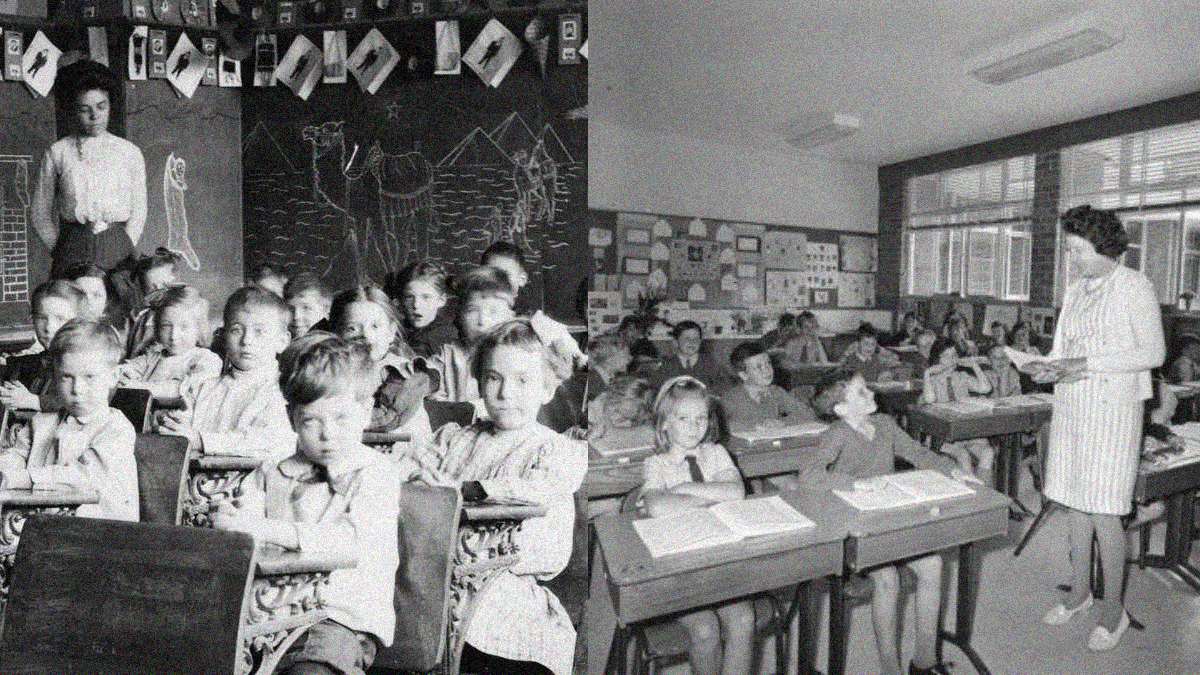 20 photos that show how strict schools used to be decades ago