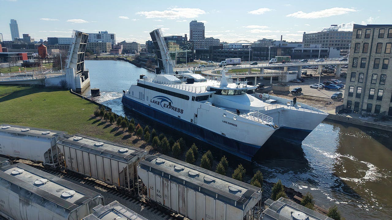 Milwaukee's Lake Express ferry moves to terminal home for travel season
