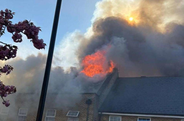 Firefighters called to large house blaze in Reed Court, Ingress Park ...