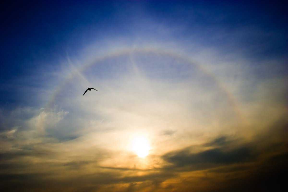 Rainbow around the sun: Spiritual meaning