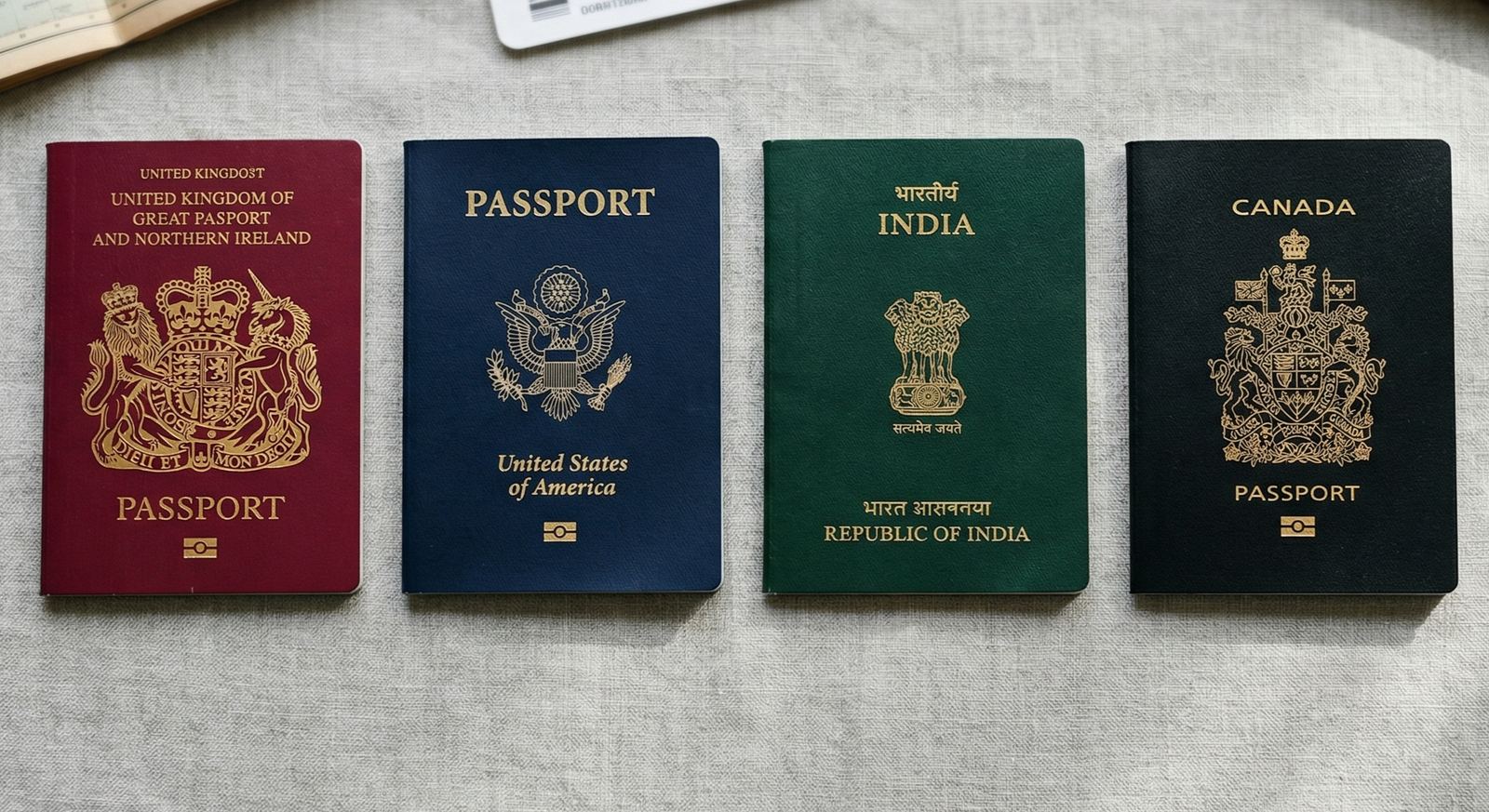 Why passports only come in four colours and what each one means