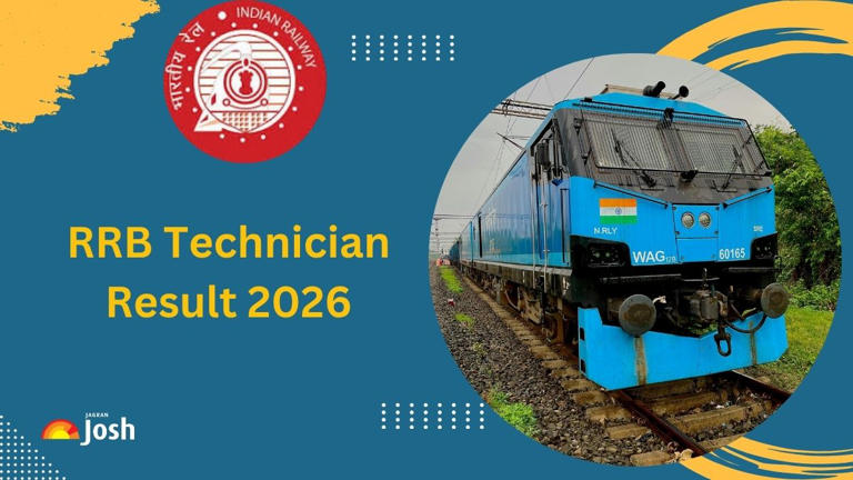 RRB technician result 2026; download CEN 02/2025 grade I and III ...