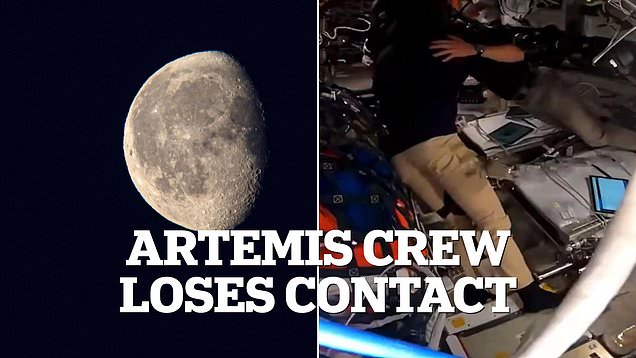 Moment Artemis II mission loses contact with Earth