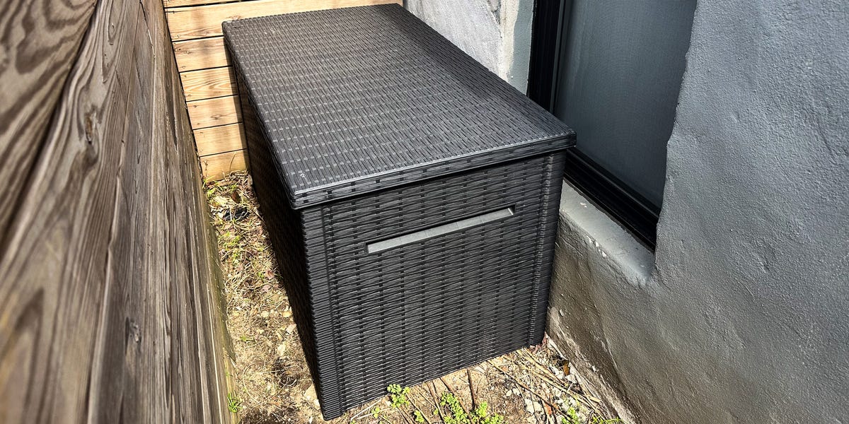Your small yard needs a big deck box