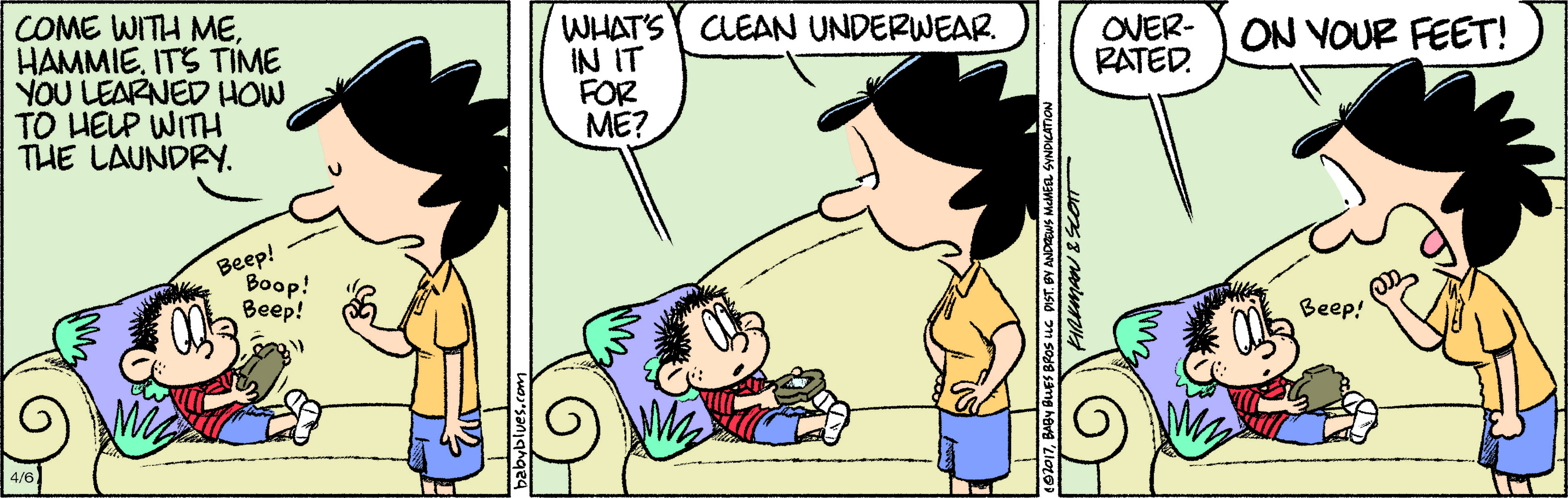 Baby Blues by Rick Kirkman and Jerry Scott