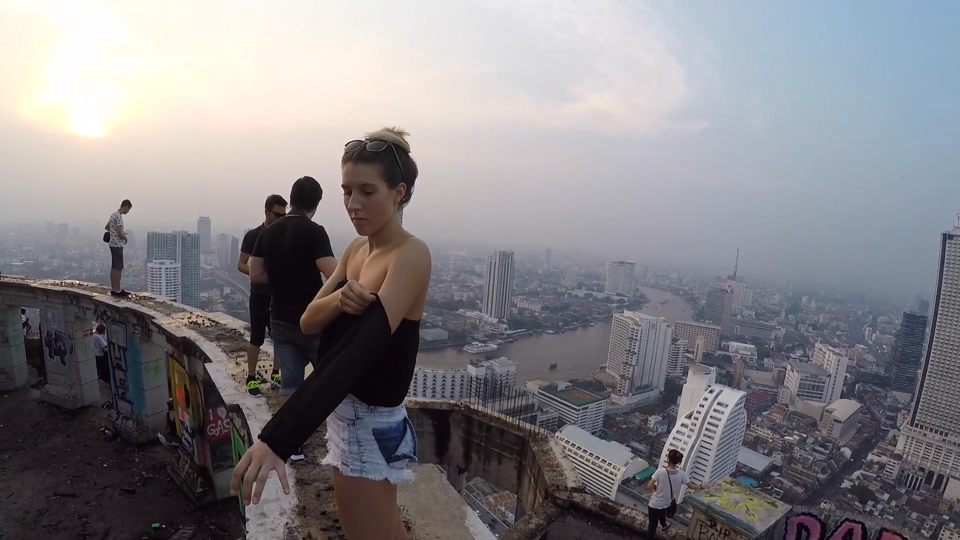 People died inside this tower… watching sunset from the top