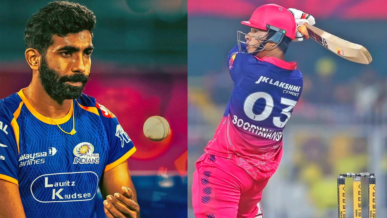 MI vs RR live: सूर्यवंशी का सिक्सर vs बुमराह की यॉर्कर, फ्री में कहां ...