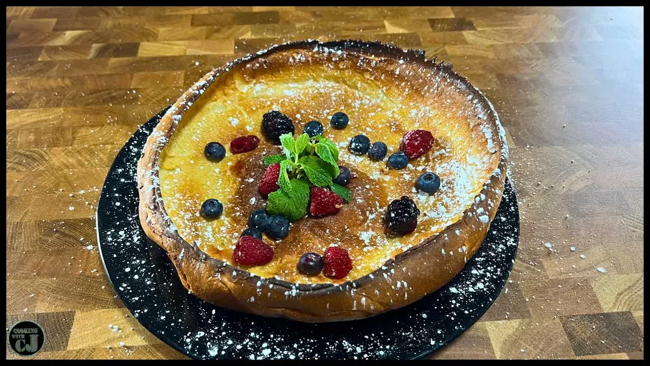 Quick and easy Dutch boy pancake for busy mornings