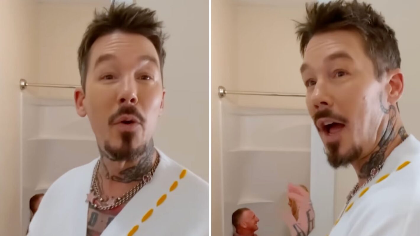 My Lottery Dream Home: David Bromstad catches clients in bathtub romp