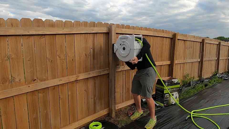 I'm done wasting money on cheap junk! This is my new hose reel setup