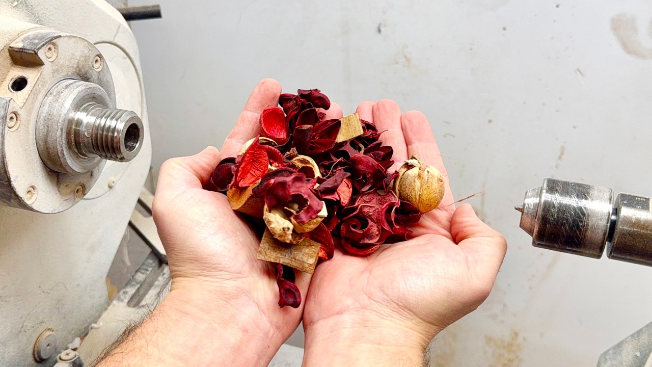 I put potpourri inside resin… see the result!