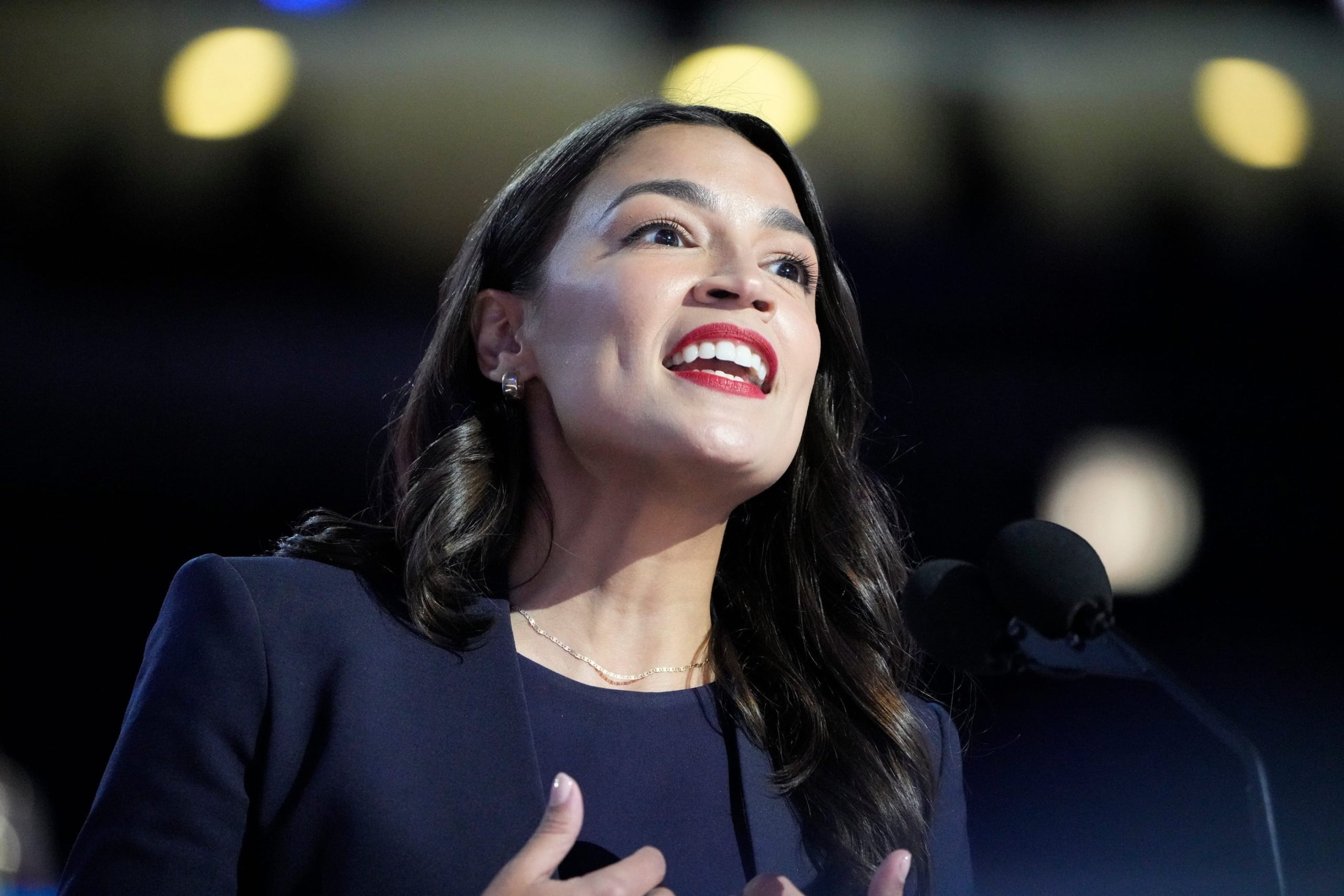 What shutdown? AOC spotted livin’ large in Yankees luxury suite