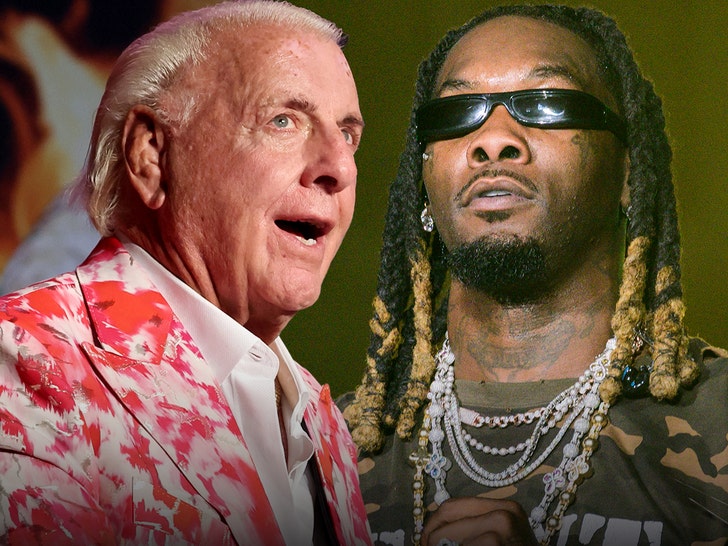 Ric Flair sends emotional message to Offset after shooting
