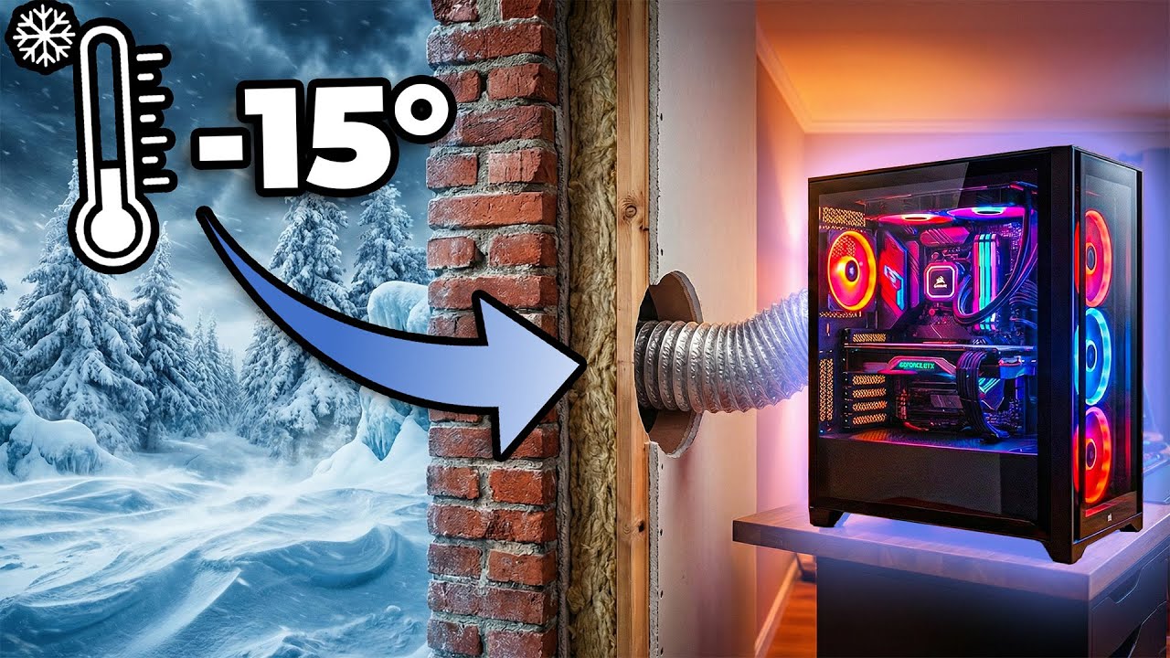 Cooling my PC using the outdoors