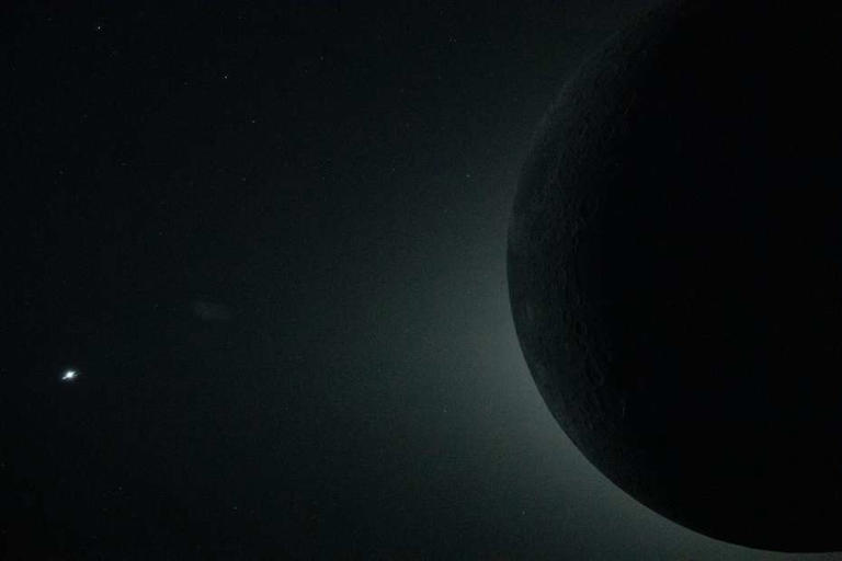 Dark side of the moon, as seen from Artemis