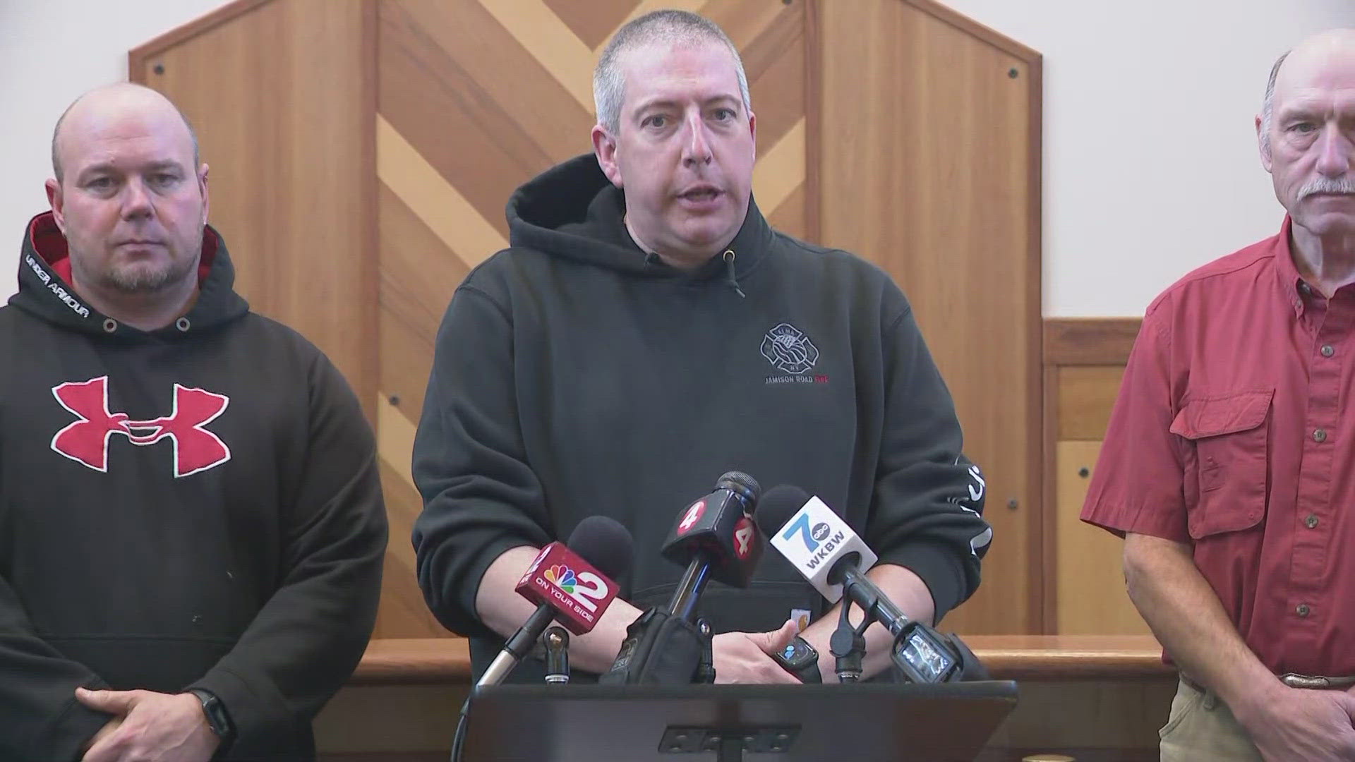 Town of Elma officials provide update on water main break