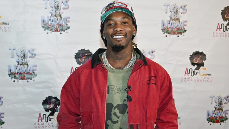 Offset was all smiles with fans moments before being shot outside ...