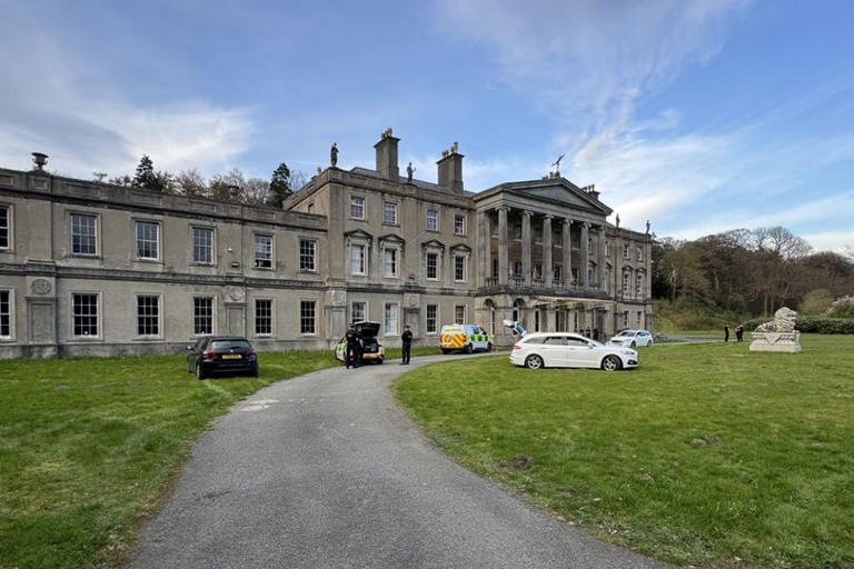 Police cordon off historic Plas Glynllifon mansion after raid