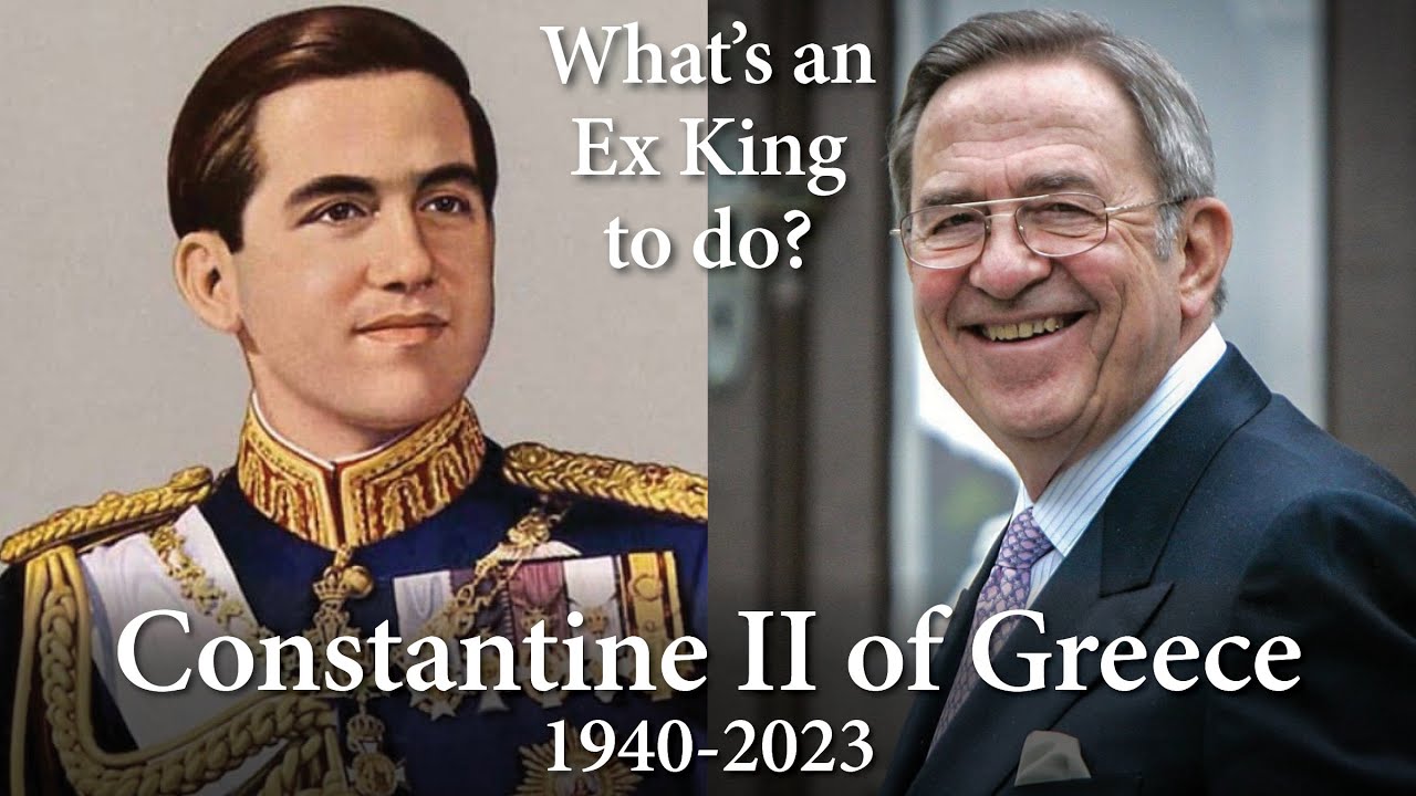 Constantine II, ex king of Greece & a brief history of Greece