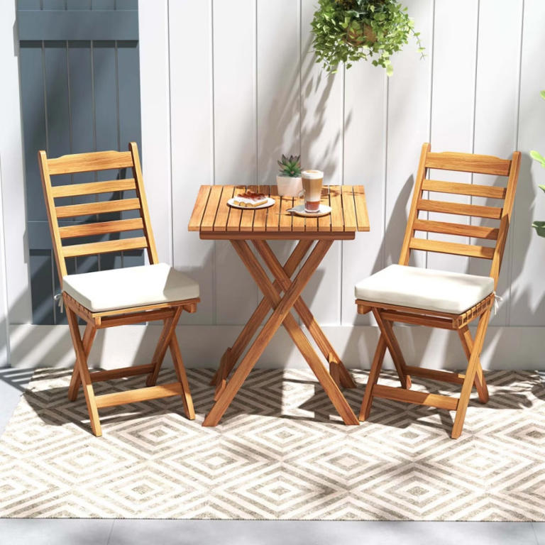 Target's bestselling $236 3-piece folding patio bistro set is just $150 ...