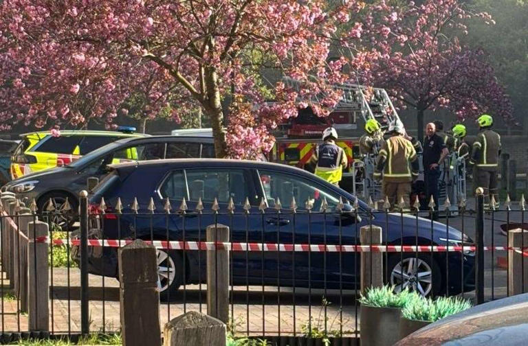 Firefighters called to large house blaze in Reed Court, Ingress Park ...