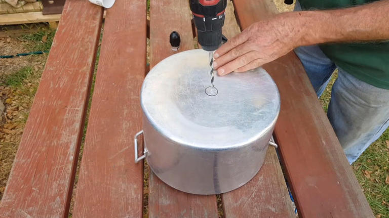 Light up your indoor space with this creative DIY using an old cooking pot