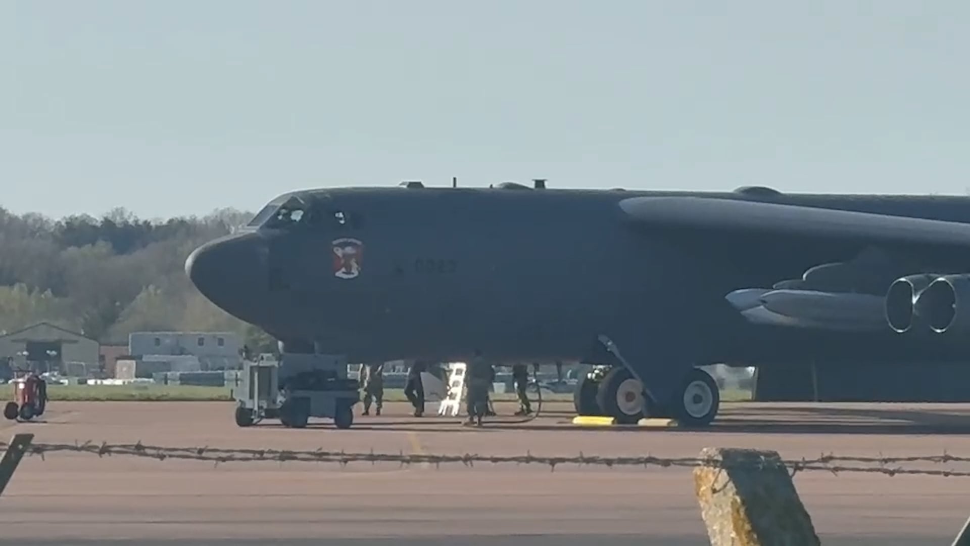 US bomber activity at RAF Fairford, United Kingdom amid Iran tensions