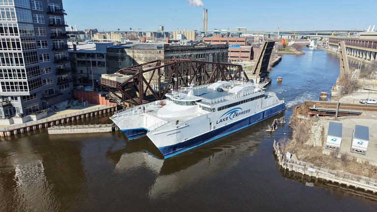 Milwaukee's Lake Express ferry moves to terminal home for travel season