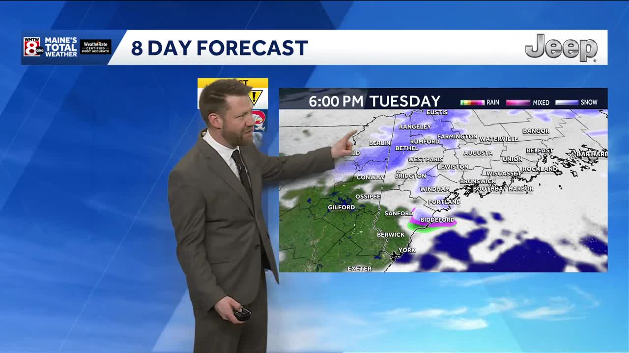 Snow becomes more scattered (4/7/2026)