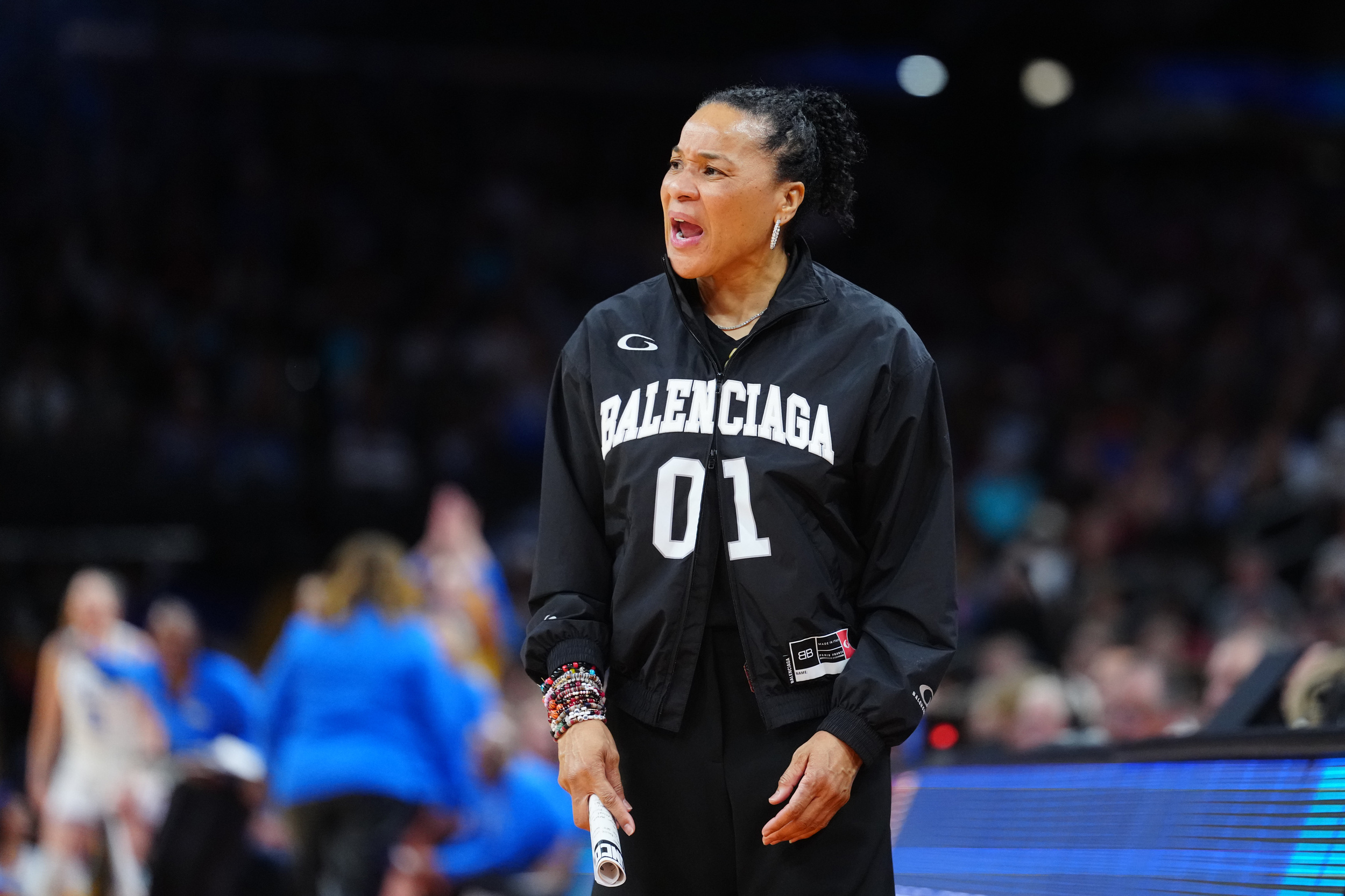 Dawn Staley issues statement about incident with Geno Auriemma