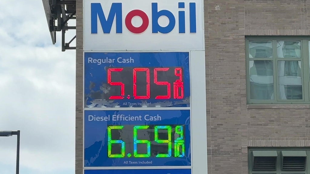 Gas price tops $5 a gallon at one station in Boston: "It's insane"